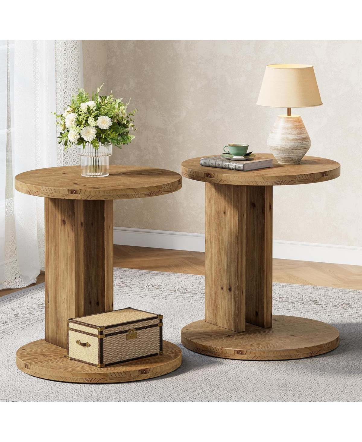 Click here for Tribesigns Farmhouse End Table for Living Room  Be... prices