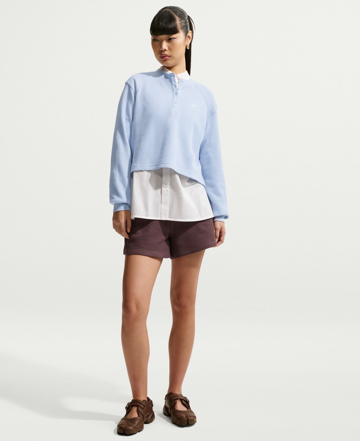 Click here for Nike Sportswear Chill Waffle Womens Loose Mid-Rise... prices