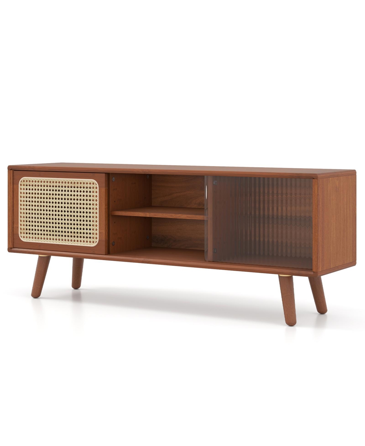 Click here for Gouun Bamboo and Rattan 47.5-Inch Sliding Door Tv... prices
