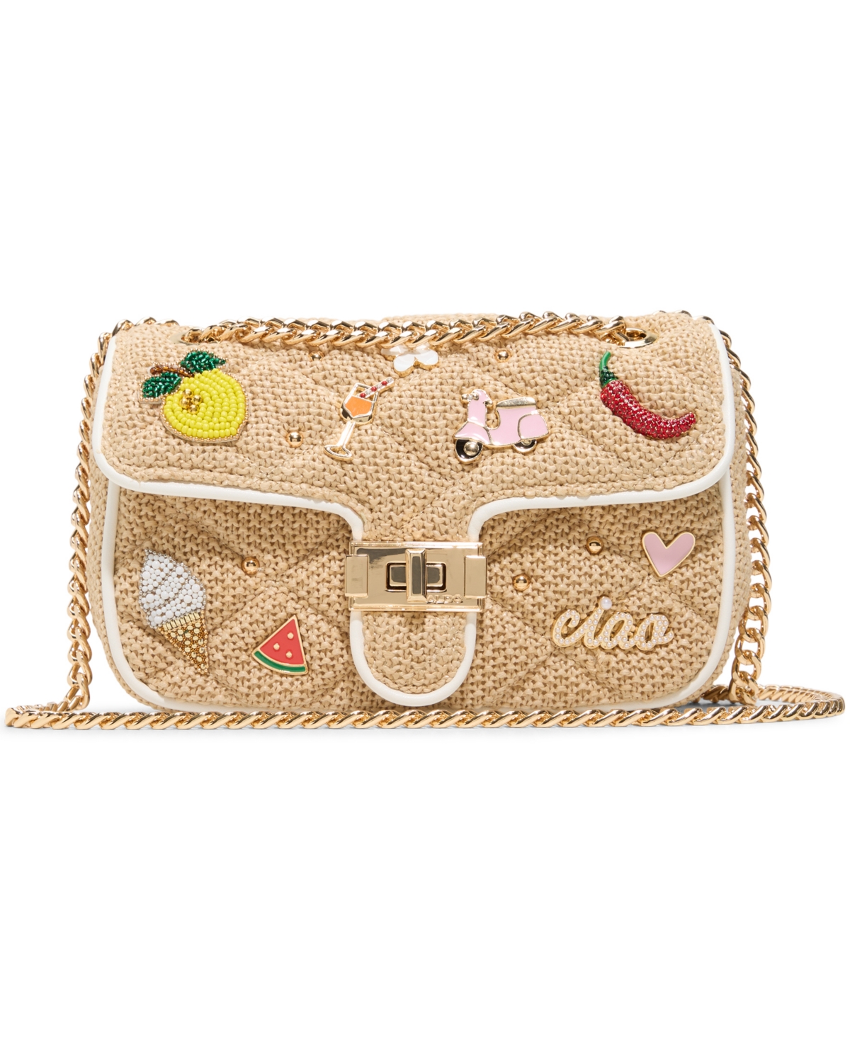 Click here for Aldo Giulliaa Mini Crossbody Handbag - Mix Mat Lig... prices