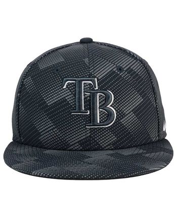 Nike Tampa Bay Rays Anthracite Snapback Cap - Macy's