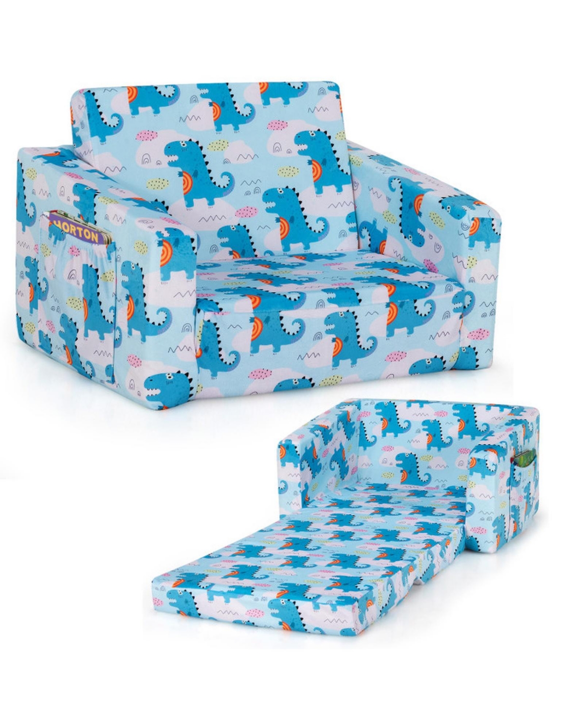 Click here for Gouun 2-in-1 Convertible Toddler Sofa and Sleeper... prices