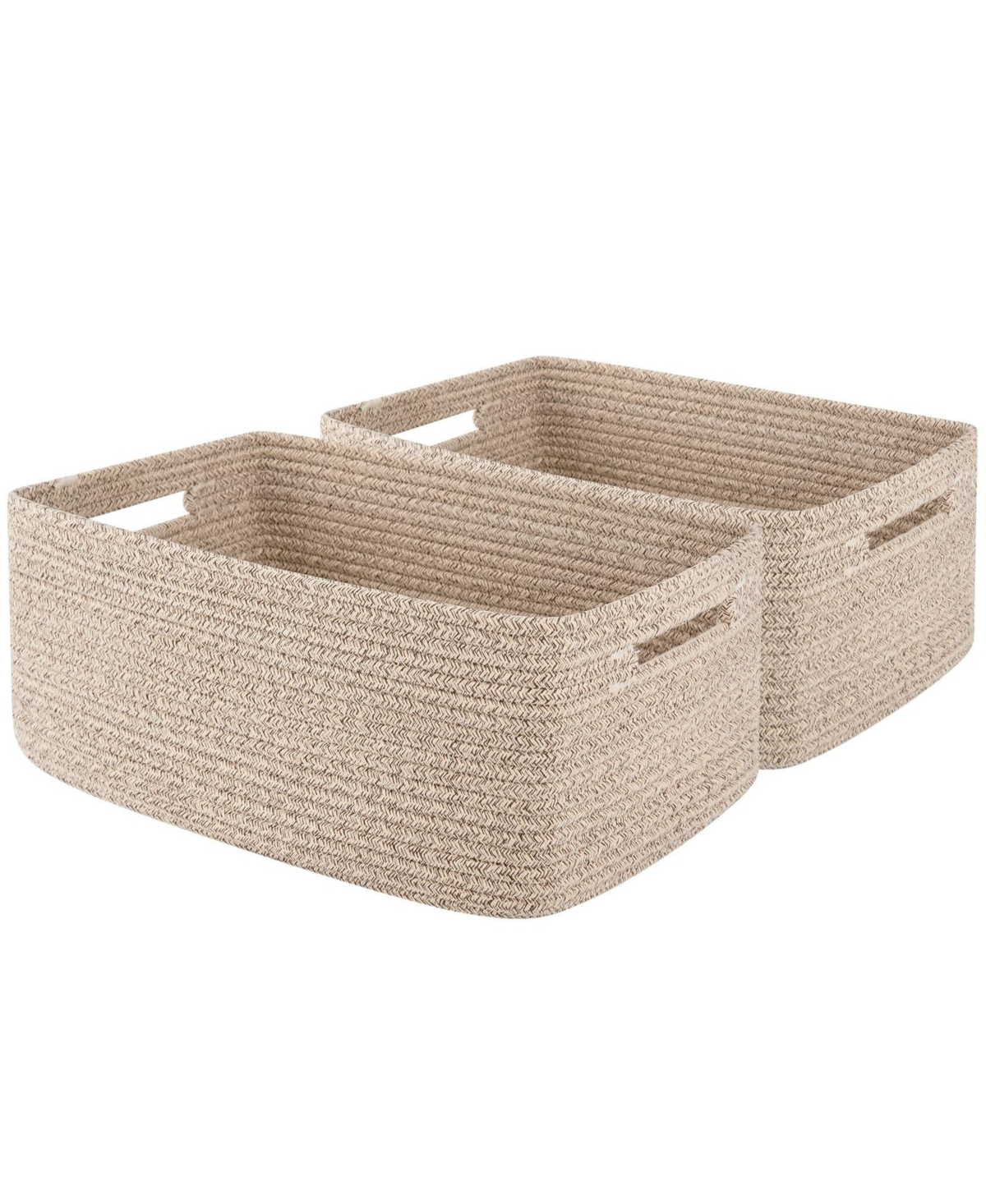 Click here for Gnuadz 2-pack Woven Rope Storage Basket Shelves Cl... prices