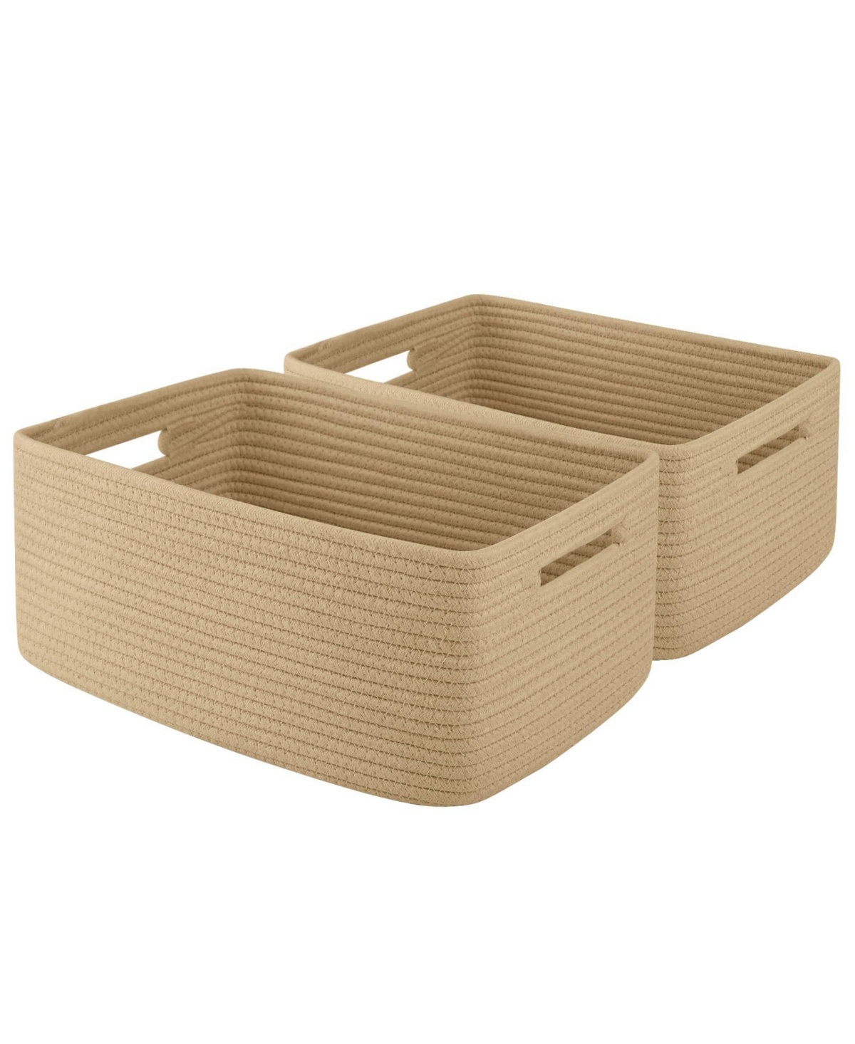 Click here for Gnuadz 2-pack Woven Rope Storage Basket Shelves Cl... prices
