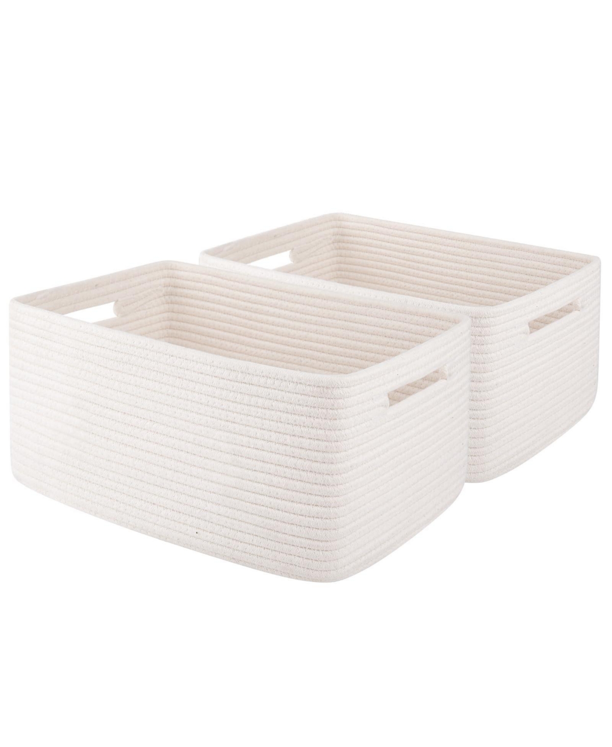 Click here for Gnuadz 2-pack Woven Rope Storage Basket Shelves Cl... prices