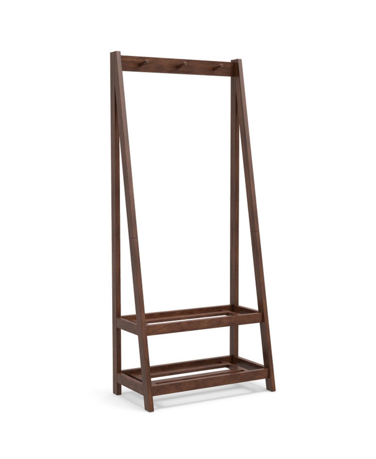 Click here for Gouun Freestanding Solid Rubber Wood Coat Rack wit... prices