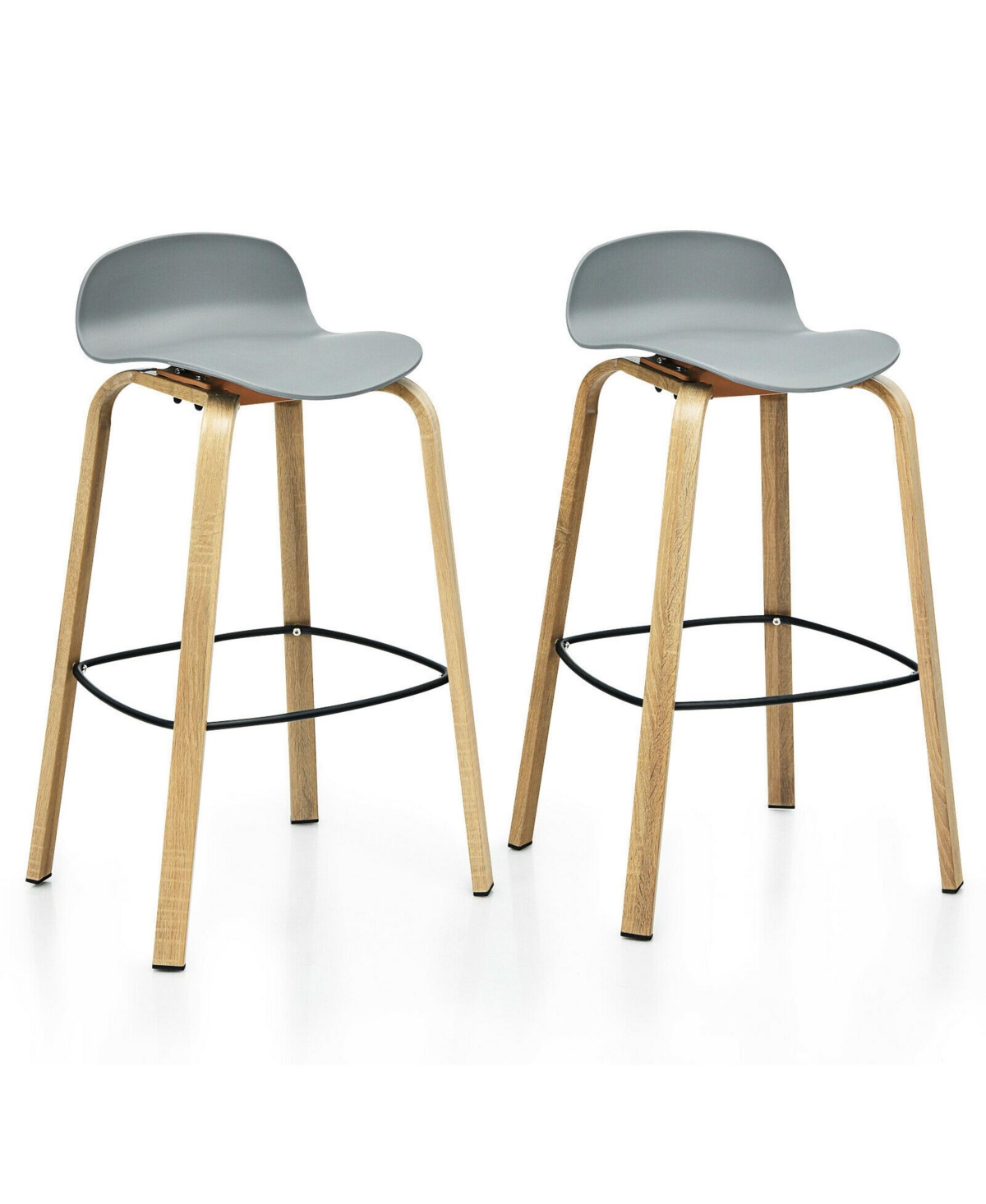 Click here for Gymax Modern Set of 2 Barstools 30inch Pub Chairs... prices