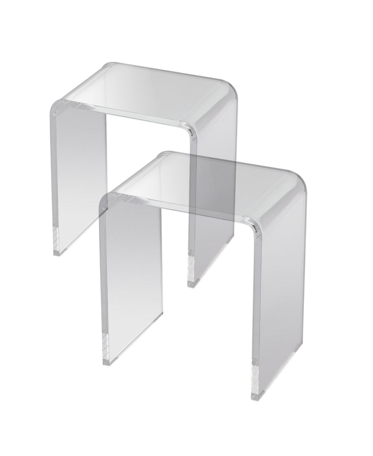 Click here for Gouun Acrylic C-Shaped End Tables Set of 2 Lucite... prices
