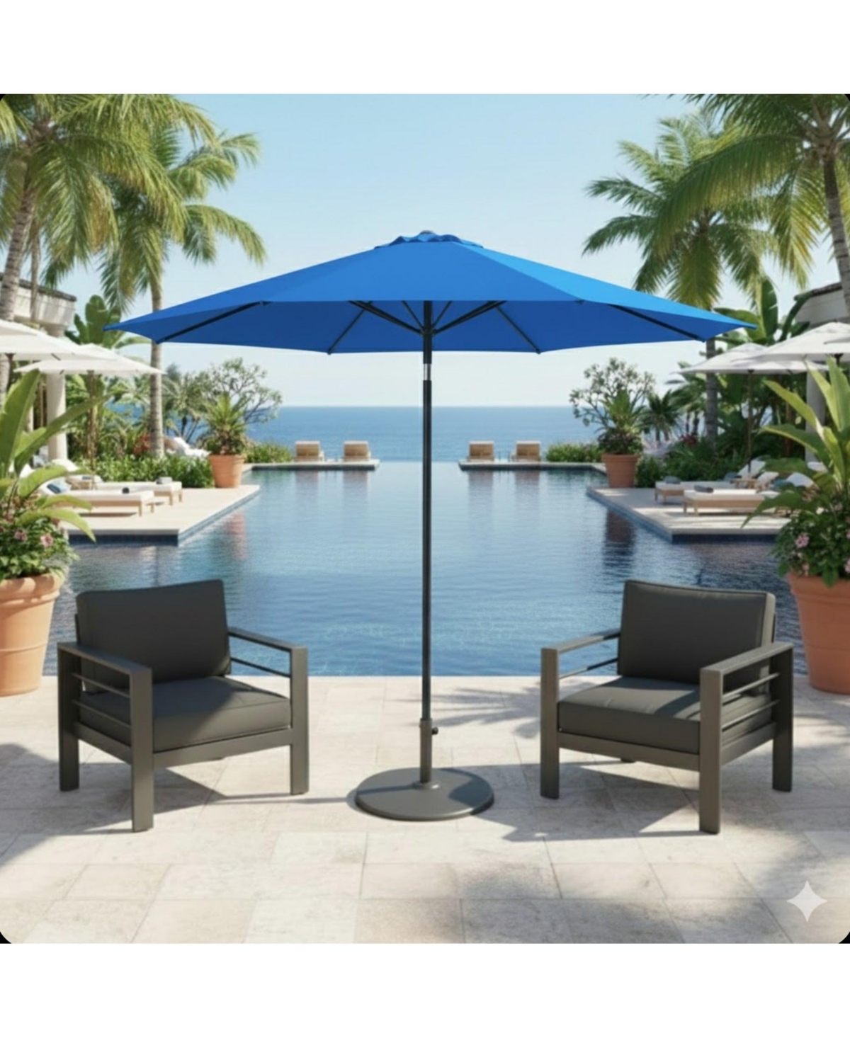 Click here for Mondawe Market Patio Umbrella with Crank and Tilt... prices
