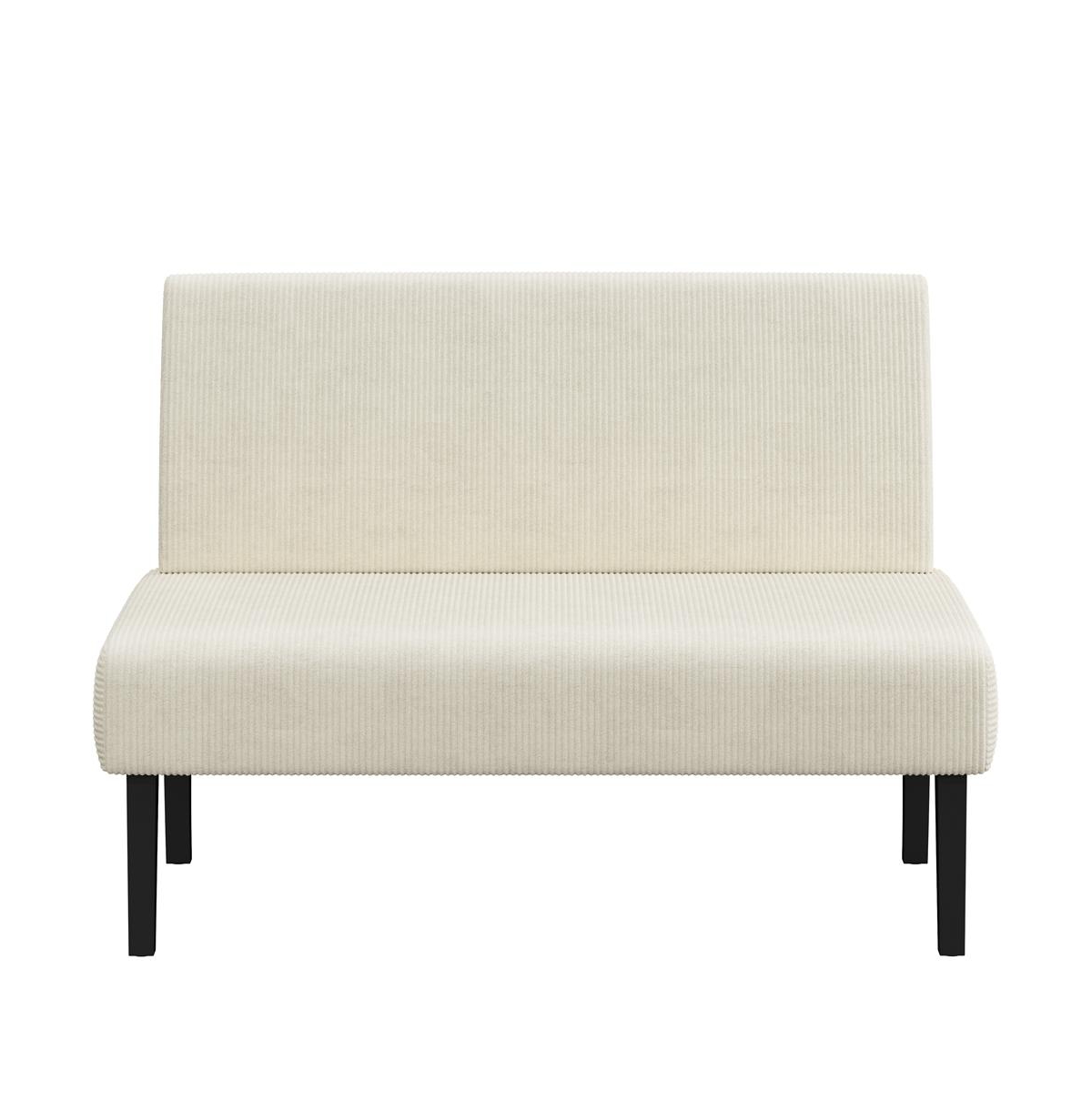 Click here for Yaheetech Corduroy Loveseat Small Couch with Rubbe... prices