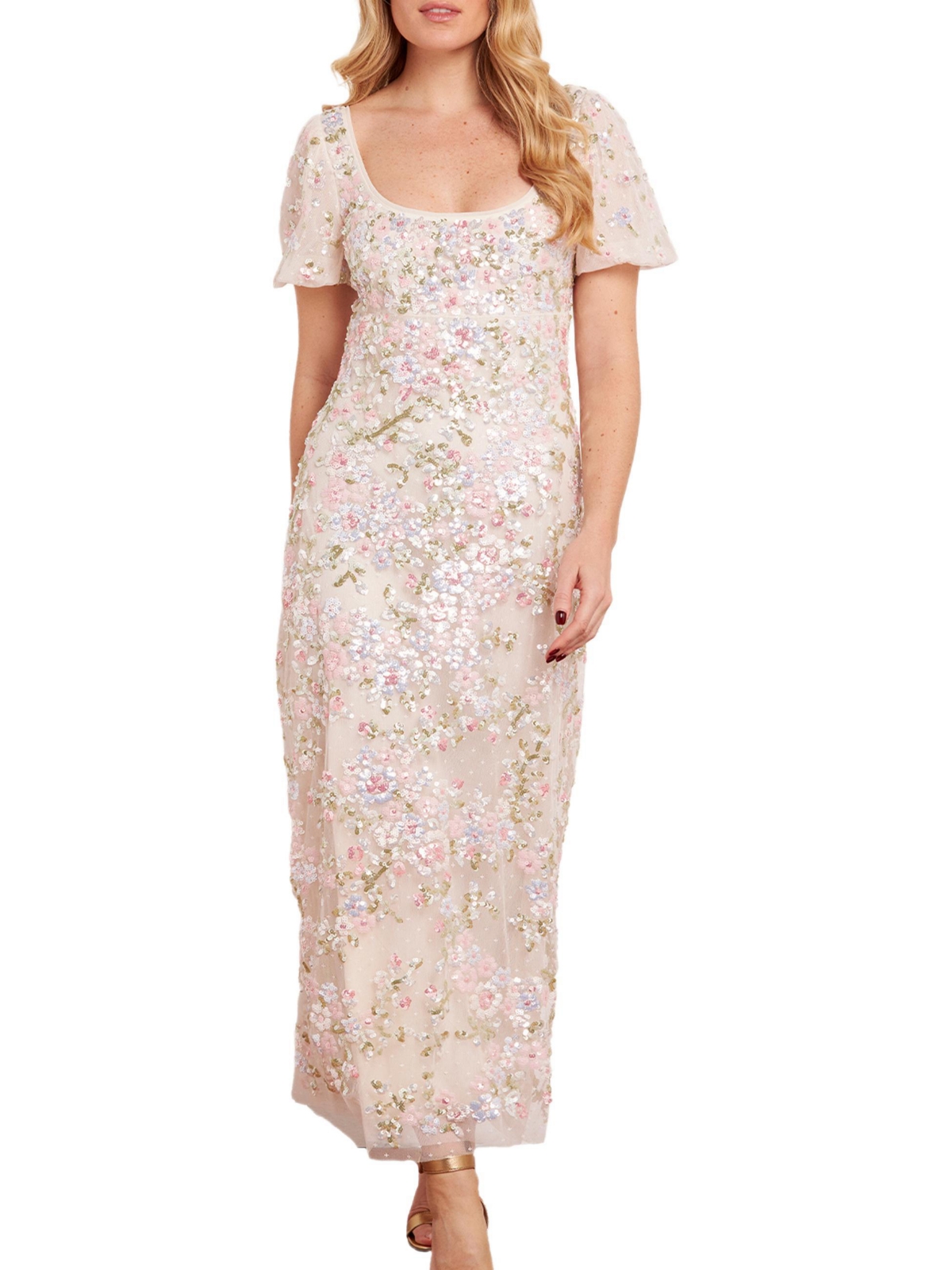Click here for Needle & Thread Womens Dream Garland Puff Sleeve A... prices