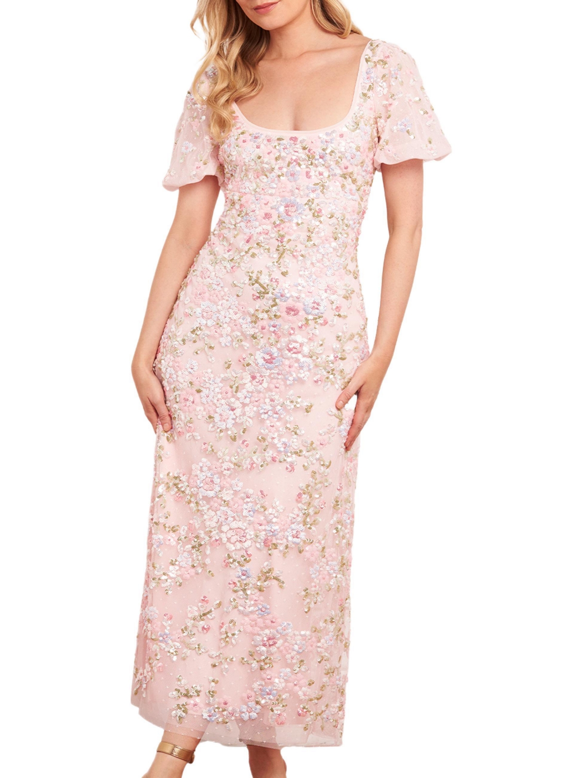 Click here for Needle & Thread Womens Dream Garland Puff Sleeve A... prices