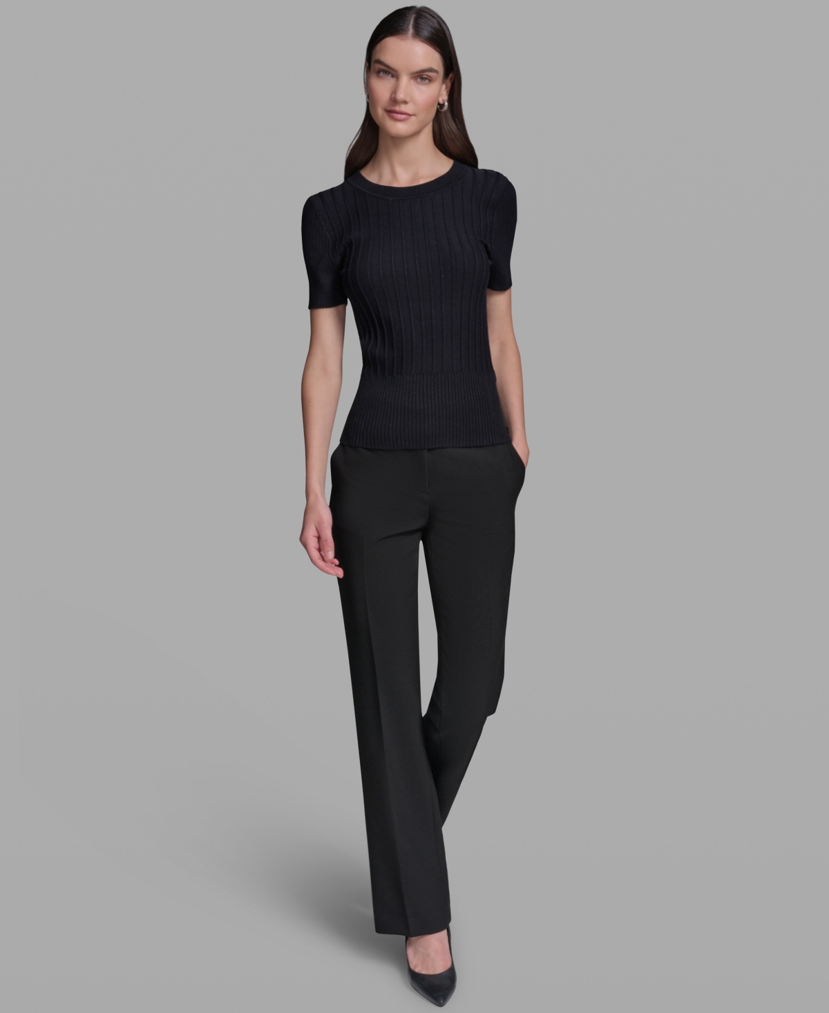 Click here for Karl Lagerfeld Paris Womens Crewneck Sweater - Mid... prices