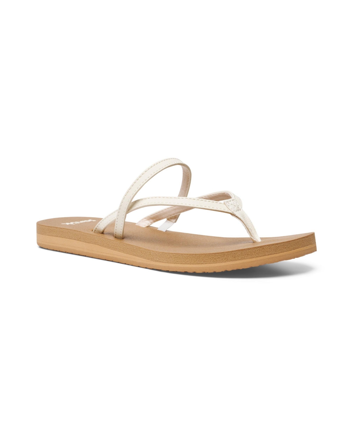 Click here for Sanuk Womens Yoga Stella - Sandals - White prices