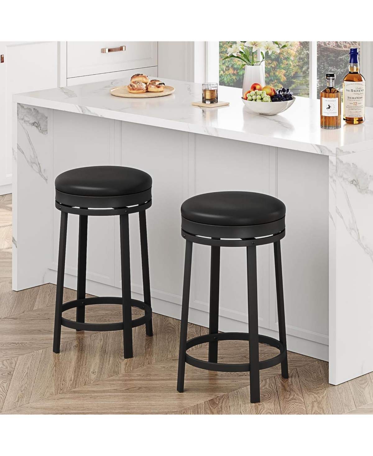 Click here for gaomon Dining Chair Swivel Bar Stools Set of 2 for... prices