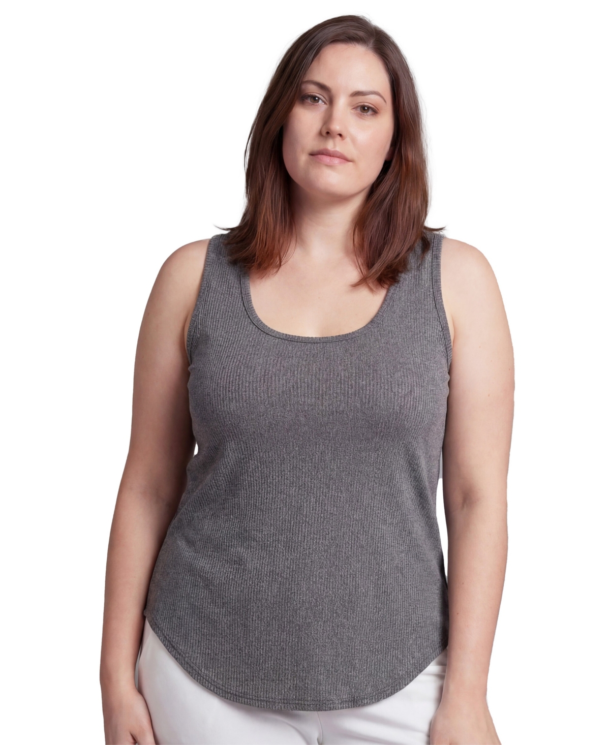 Click here for 24seven Comfort Apparel Plus Size Curvy Ribbed Kni... prices