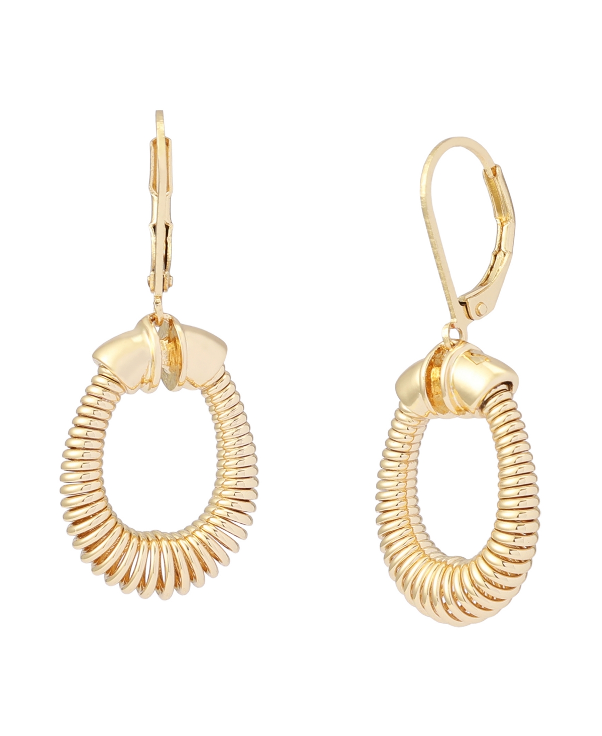 Click here for Robert Lee Morris Soho Coiled Drop Earrings - Gold prices