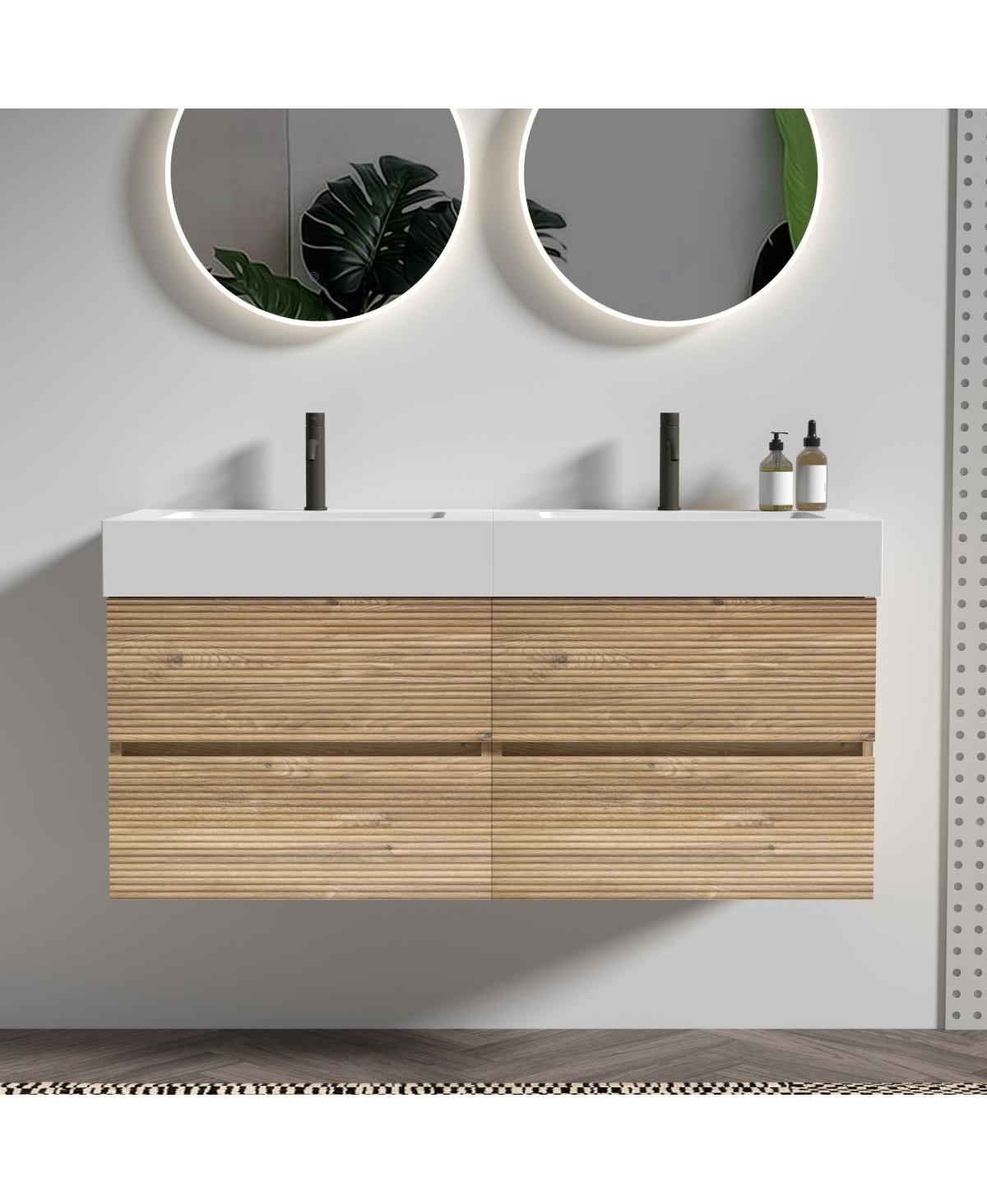 Click here for Sillysis Mid-Century Modern Bathroom Vanity with O... prices
