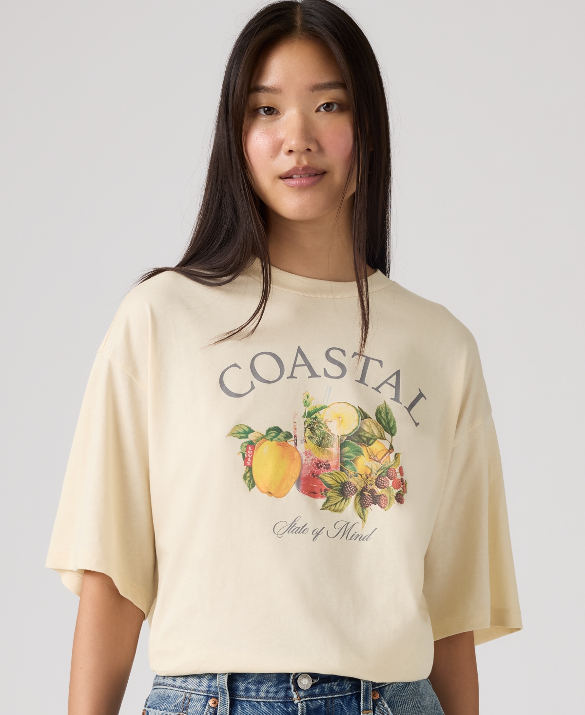 Click here for Levis Womens Graphic Short Stack T-Shirt - Fresh C... prices