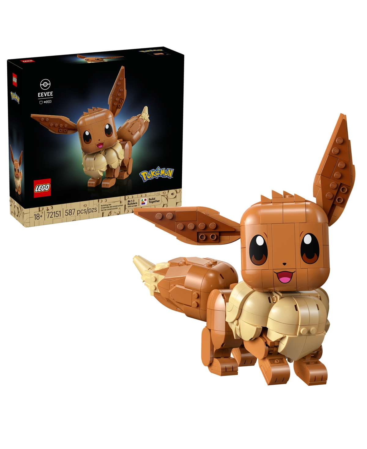 Click here for Lego Pokemon Eevee Building Set 72151  587 Pieces prices