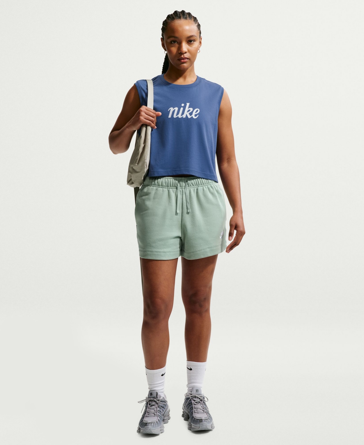 Click here for Nike Sportswear Club Womens Loose Cropped Tank Top... prices
