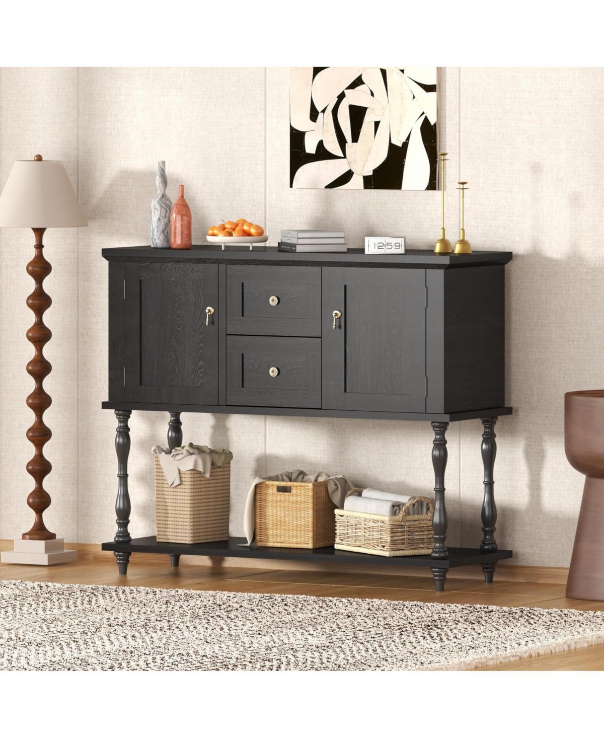 Click here for gaomon Entryway Table with 2 Drawers  42 Vintage C... prices