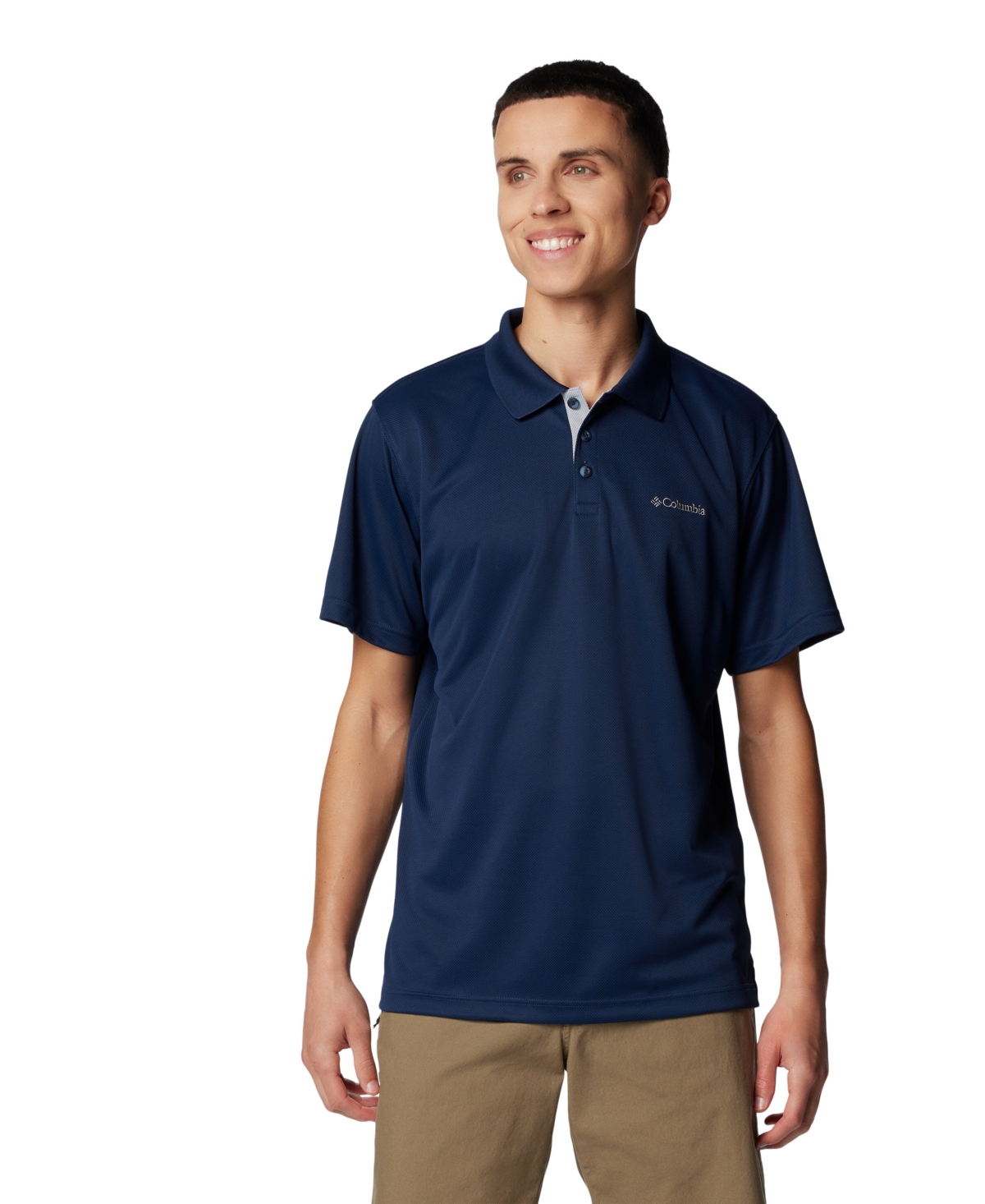 Click here for Columbia Mens Utilizer Polo Shirt - Collegiate Nav... prices
