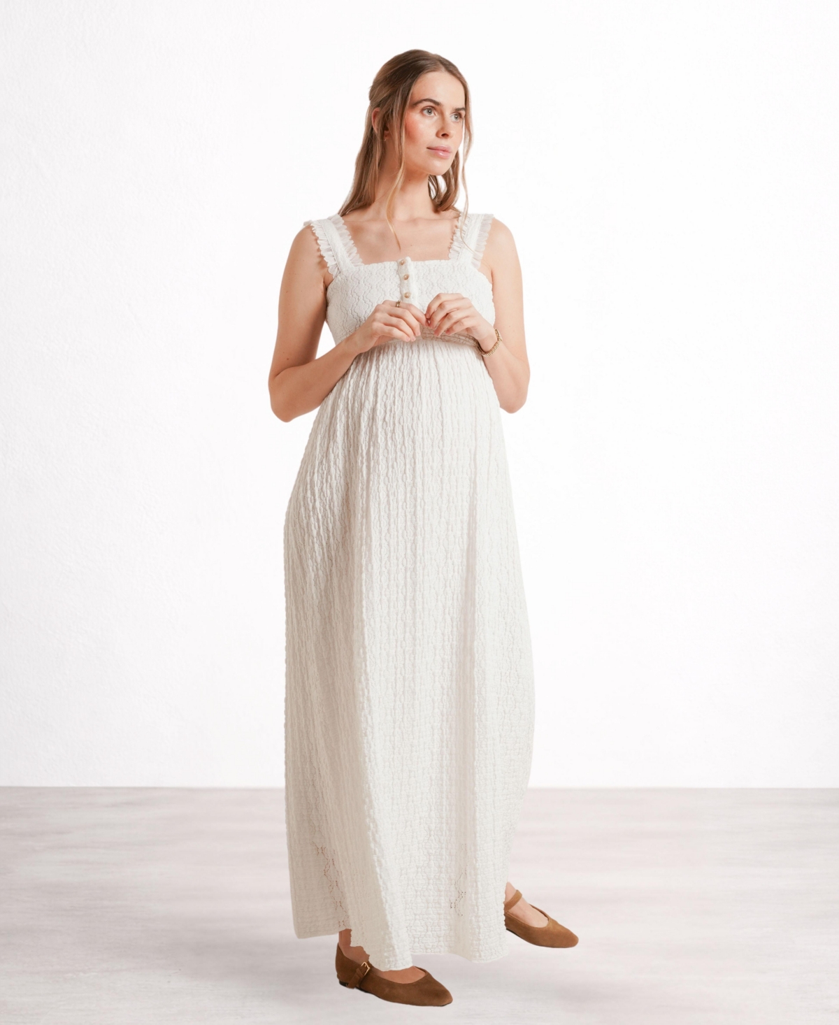 Click here for Nom Maternity Emma Maternity and Nursing Maxi Dres... prices