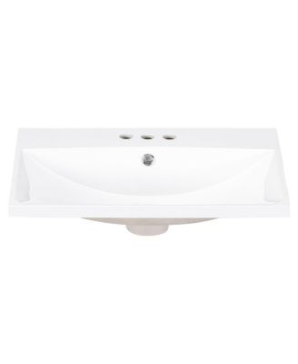 Click here for Sillysis Rectangular Ceramic Vanity Top With Sink... prices