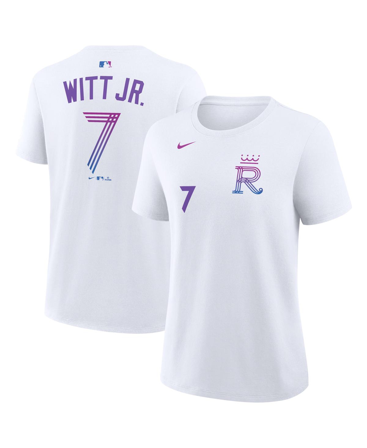 Click here for Nike Womens Bobby Witt Jr. White Kansas City Royal... prices
