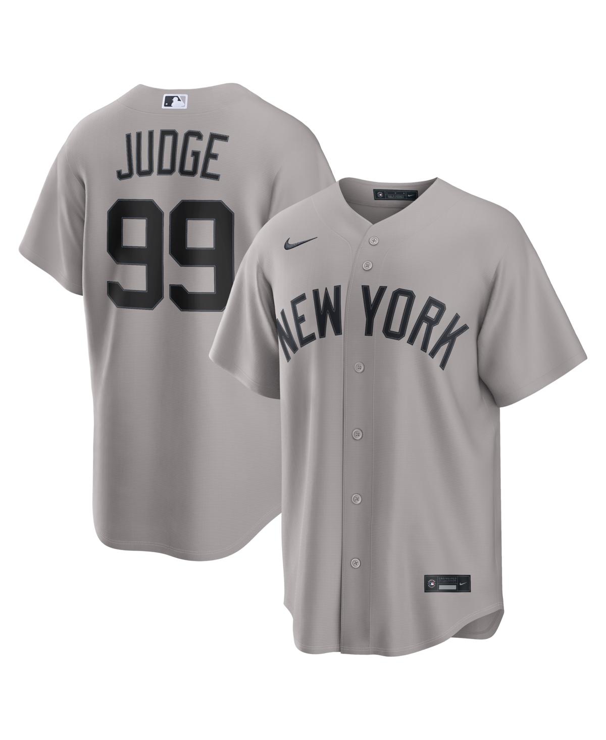 Click here for Nike Mens Aaron Judge Gray New York Yankees Road R... prices
