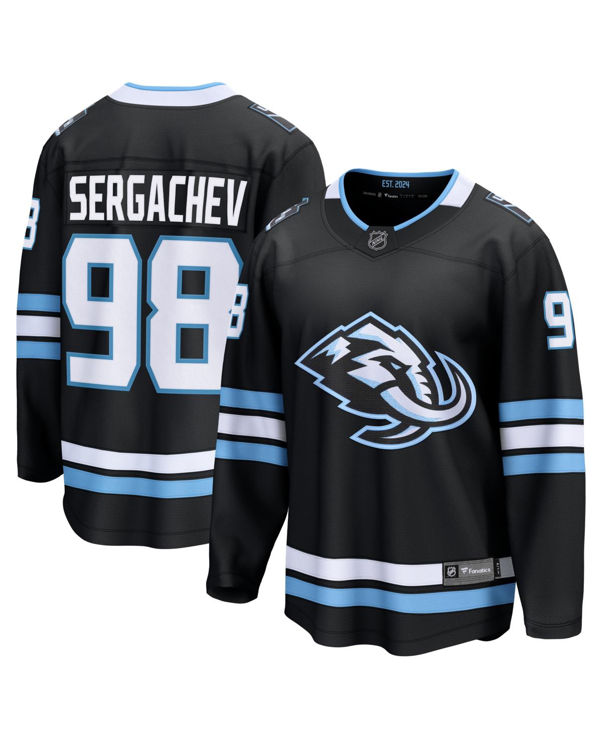 Click here for Fanatics Mens Mikhail Sergachev Black Utah Mammoth... prices