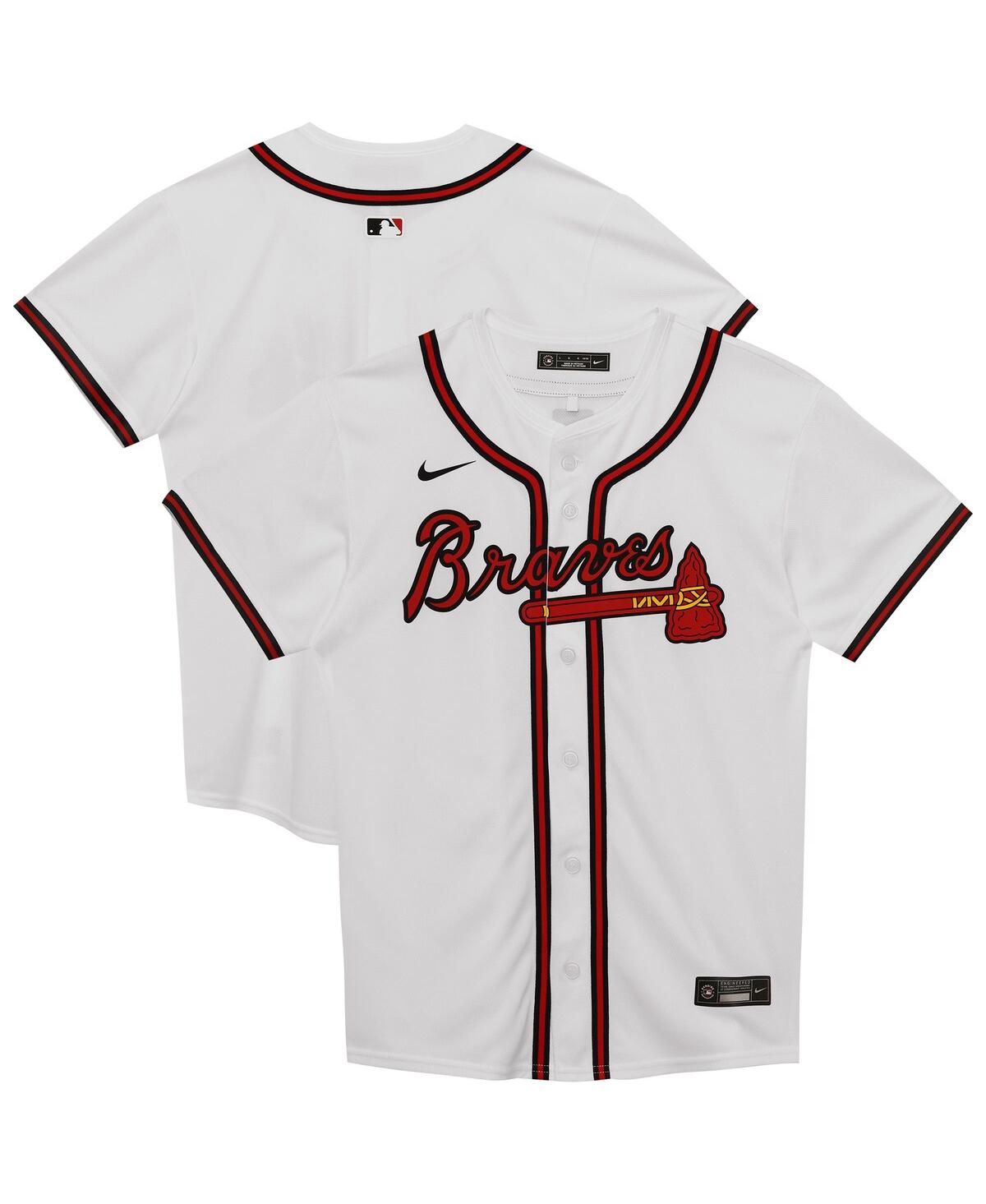 Click here for Nike Preschool White Atlanta Braves Home Game Jers... prices
