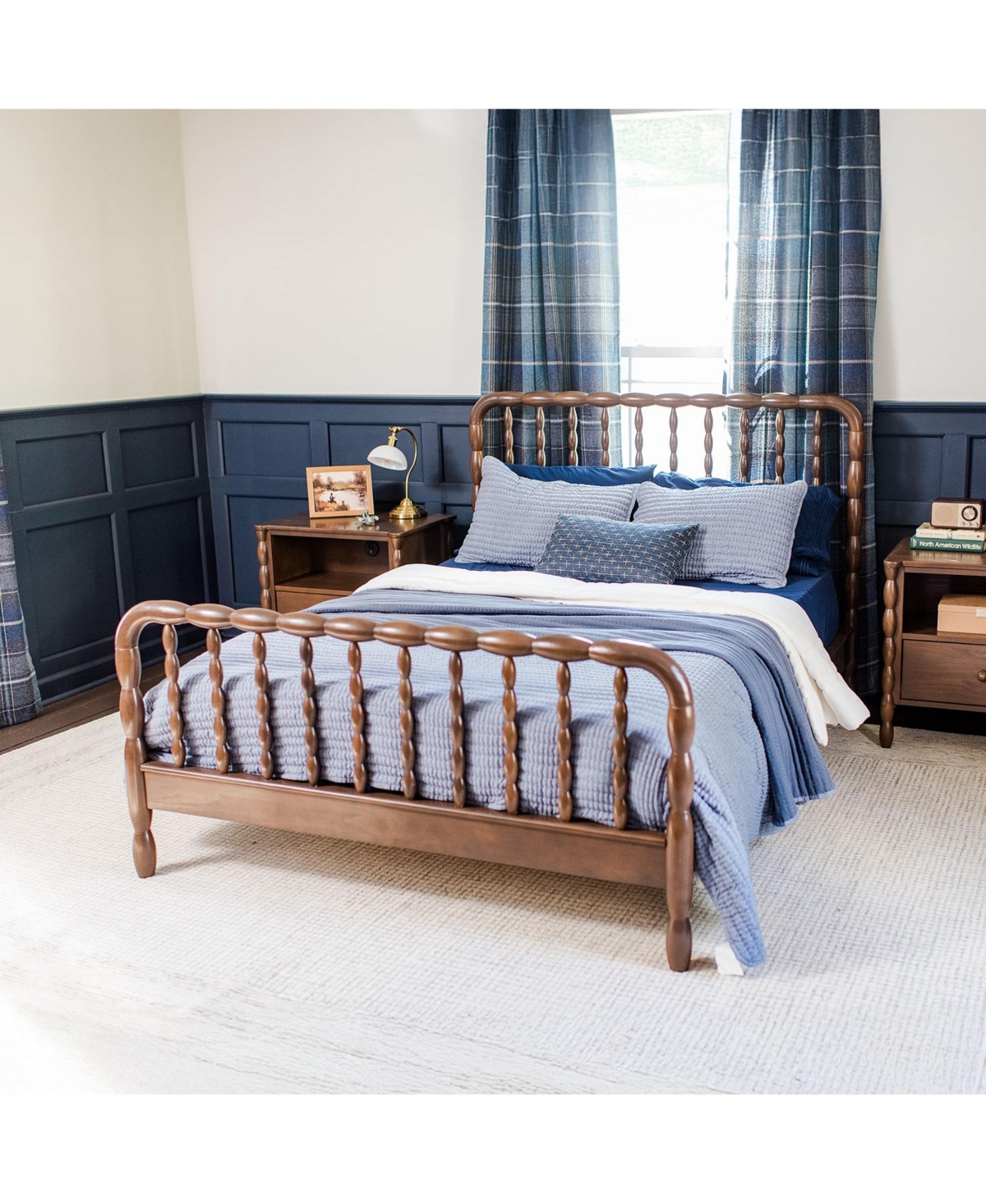 Click here for Max & Lily Jenny Lind Full Bed - Walnut prices