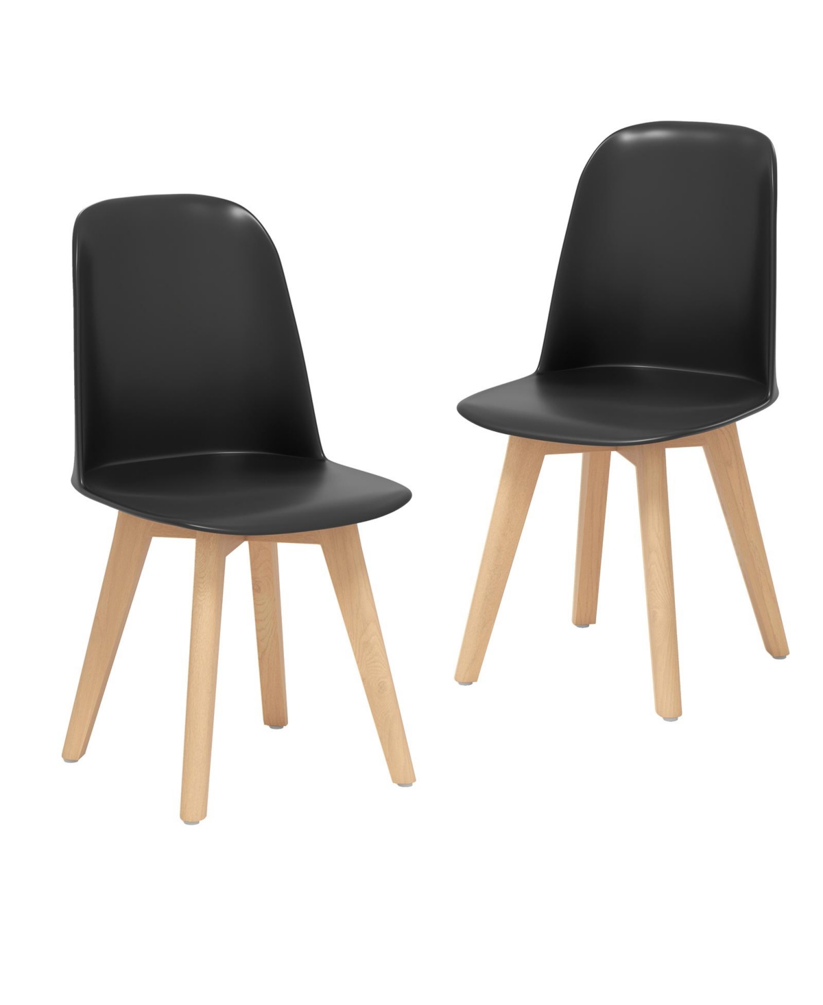 Click here for Gymax Modern Dining Chairs Set of 2 Armless Kitche... prices