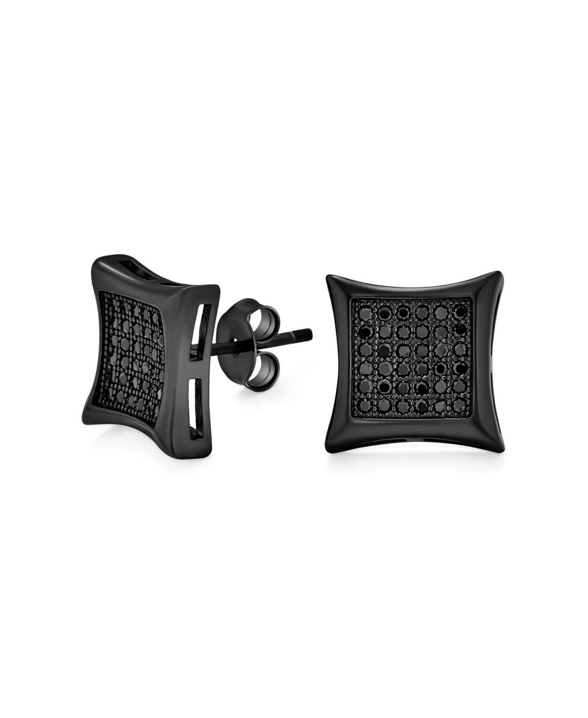 Click here for Bling Jewelry Square Kite Shape Cubic Zirconia Mic... prices
