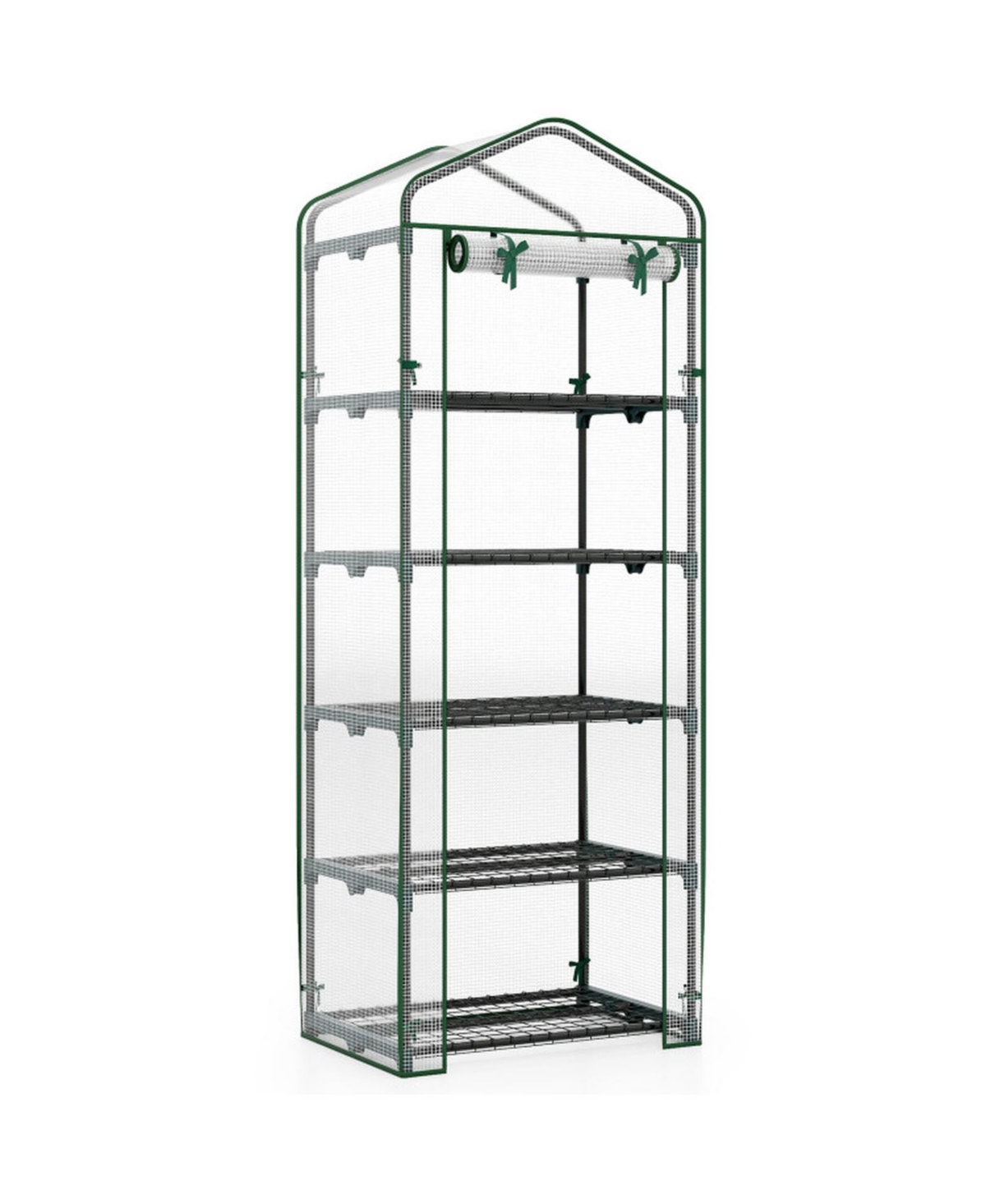 Click here for Gouun 5-Tier Portable Mini Greenhouse with Roll-Up... prices