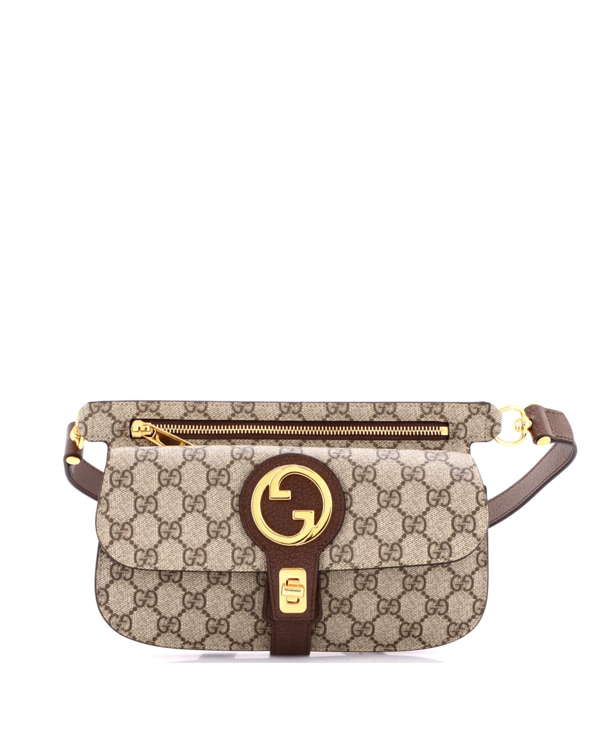 Click here for Pre-Owned Gucci Blondie Flap Pocket Belt Bag Gg Co... prices