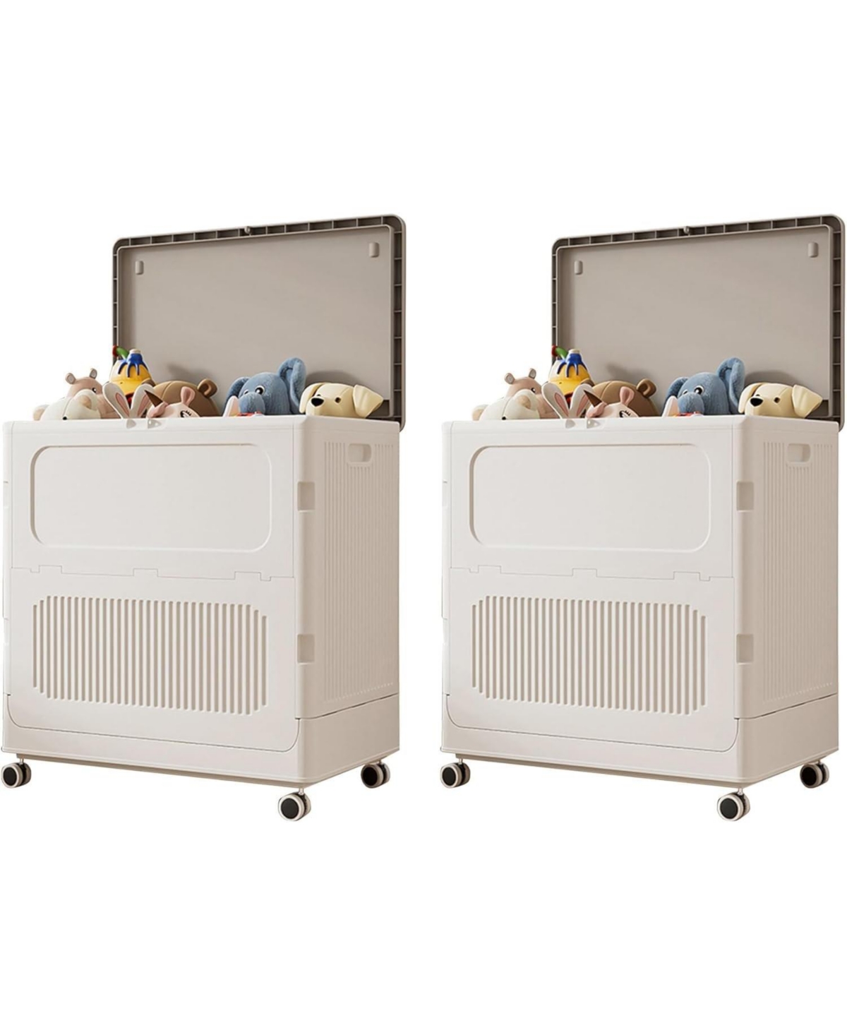 Click here for gaomon 2 Pack Rolling Laundry Hamper with Lid  Col... prices