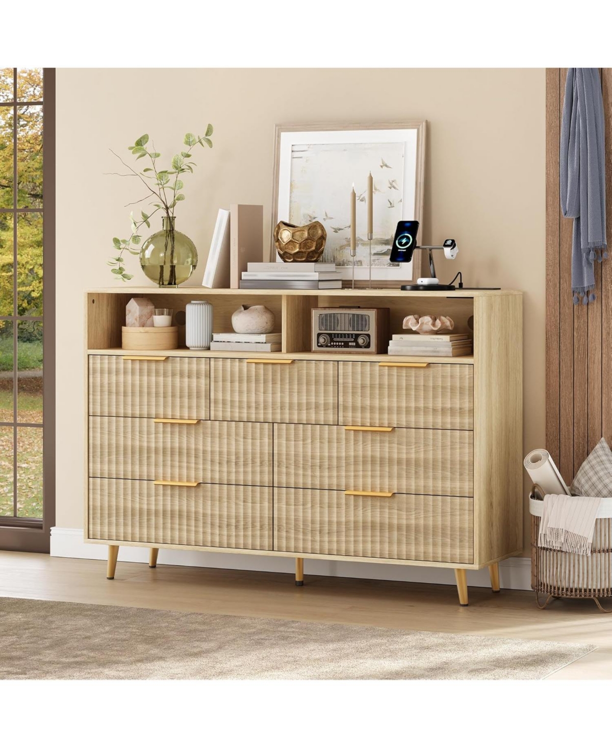Click here for gaomon 7 Drawers Dresser for Bedroom  54 Wide Dres... prices