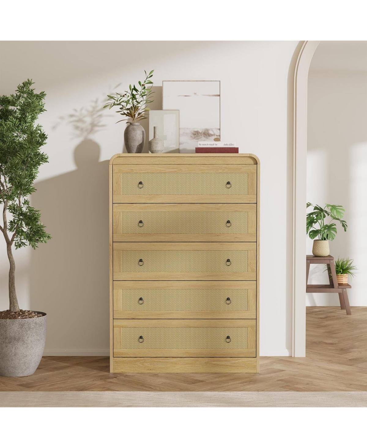 Click here for gaomon 31 Tall Rattan Drawer Dresser for Bedroom D... prices