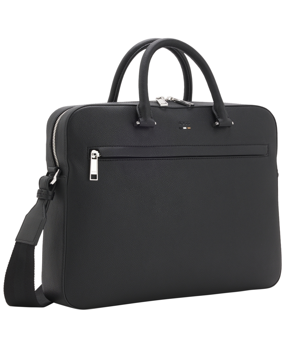 Click here for Boss Mens Ray Document Case Bag - Black prices