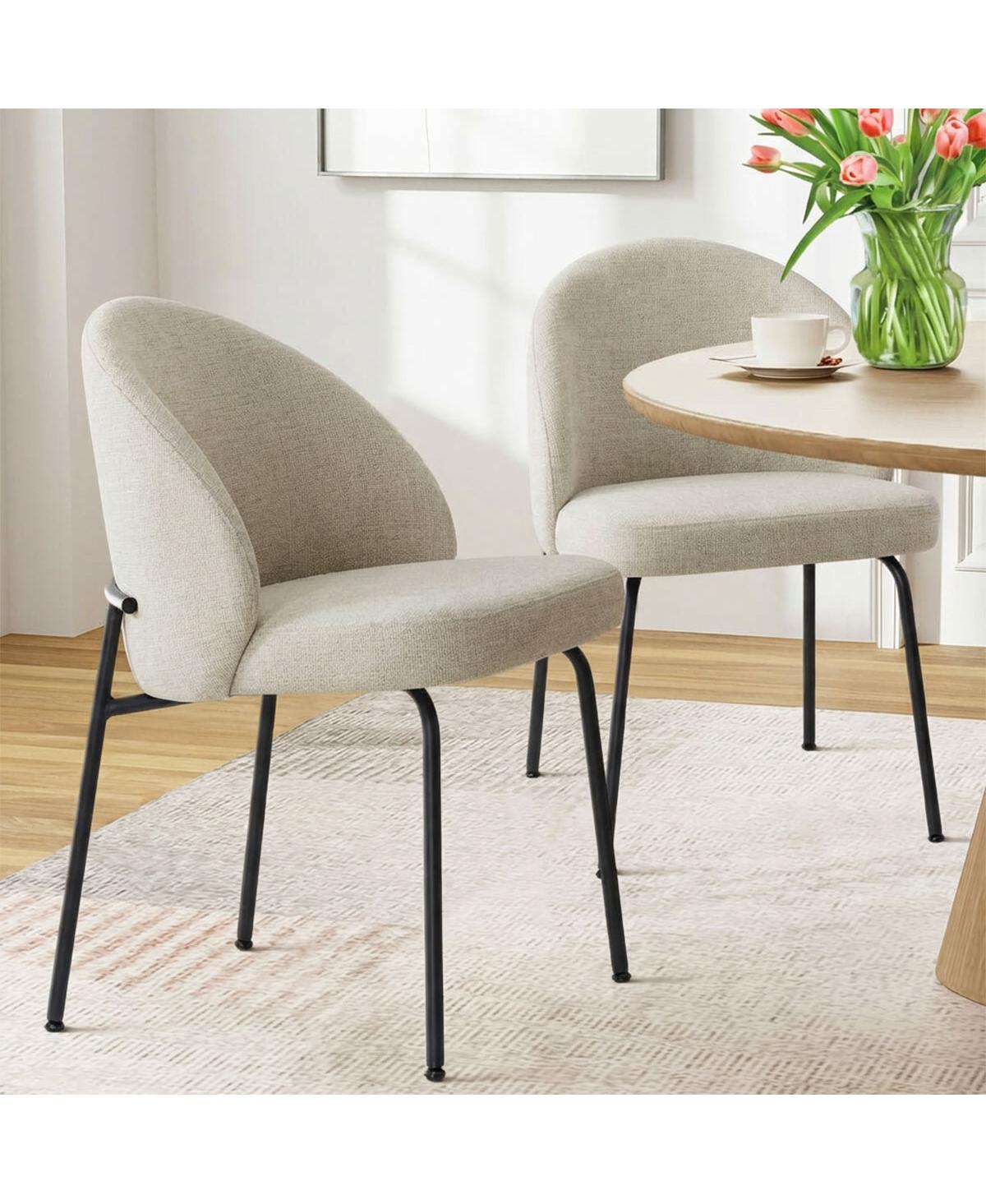 Click here for Maison Boucle Modern Upholstered Dining Side Chair... prices