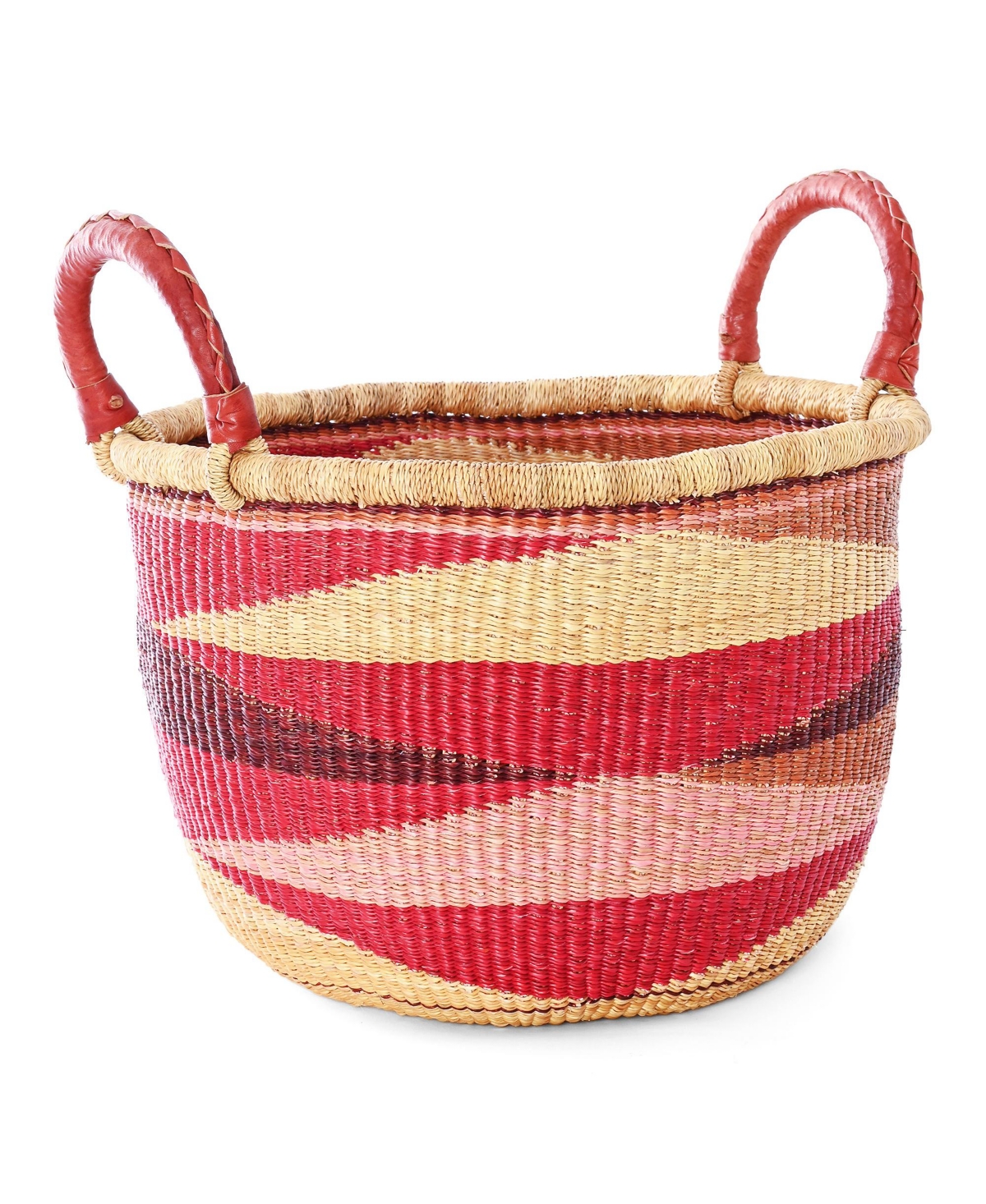 Click here for African Modern  Triangle Design Bolga Basket with... prices