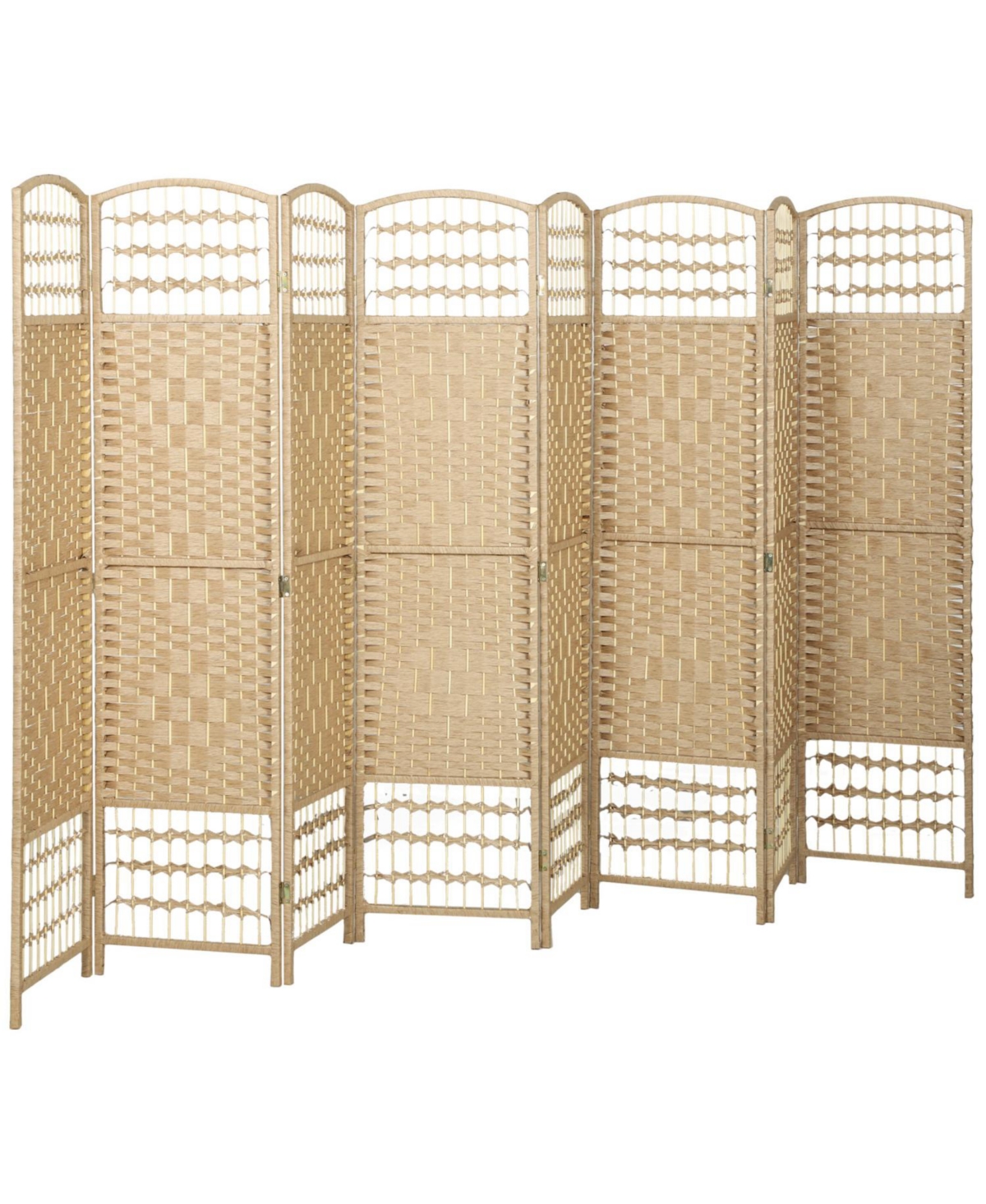 Click here for Rainsken 8 Panel Wave Fiber Folding Freestanding R... prices