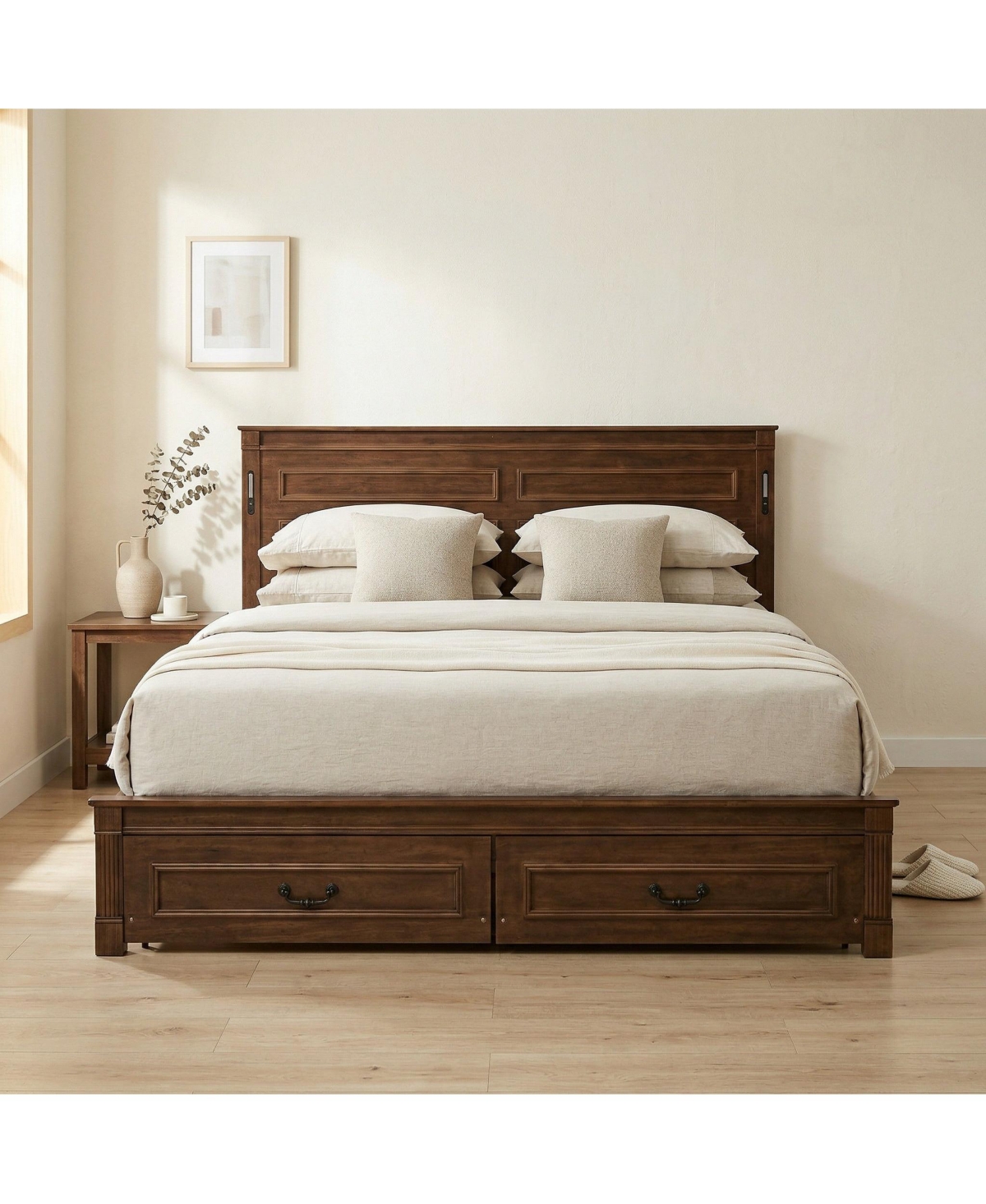 Click here for Sailvan Bed with 2 Storage Drawers  Led Lights  Us... prices