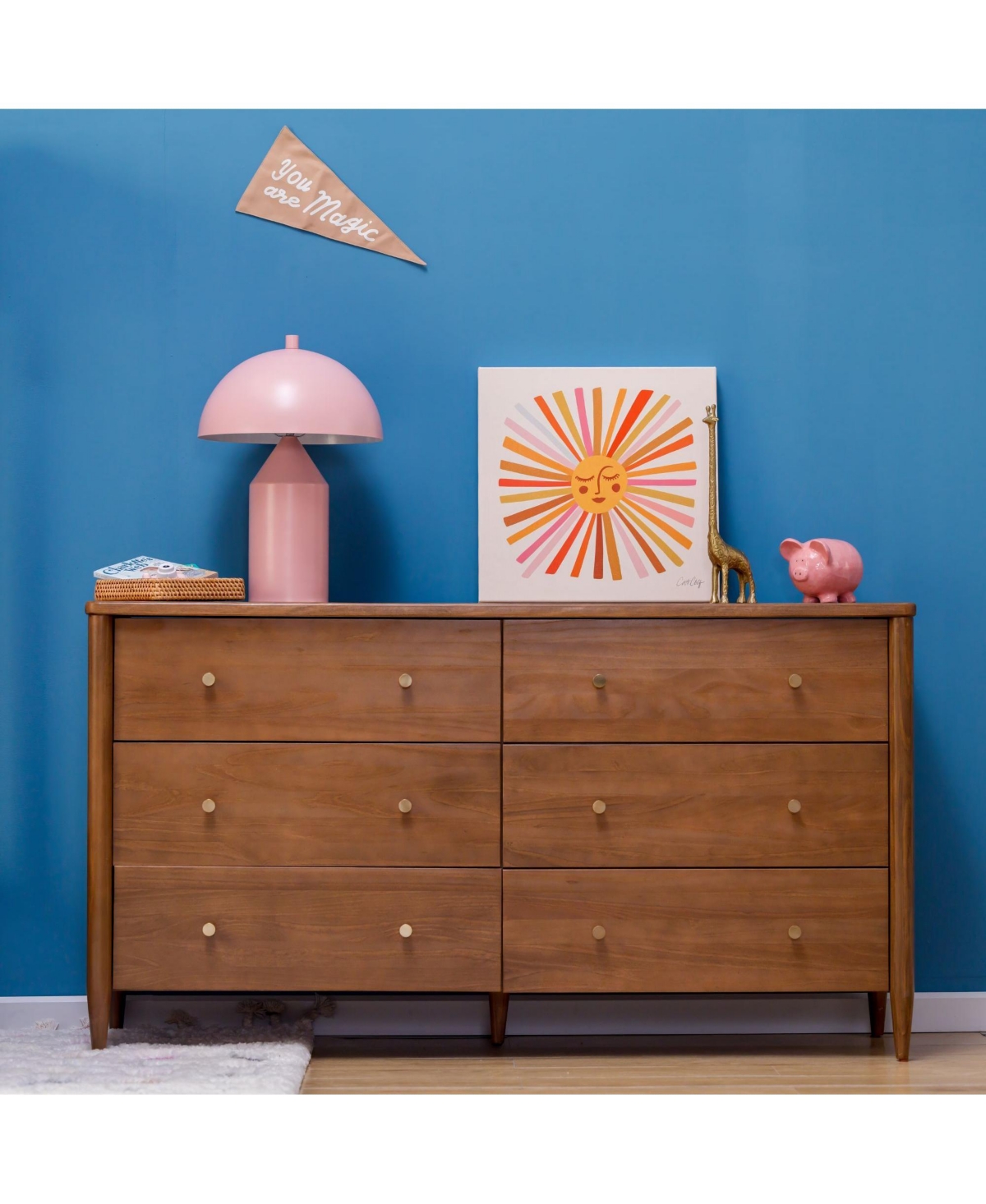 Click here for Max and Lily Harbor 6-Drawer Dresser - Pecan prices