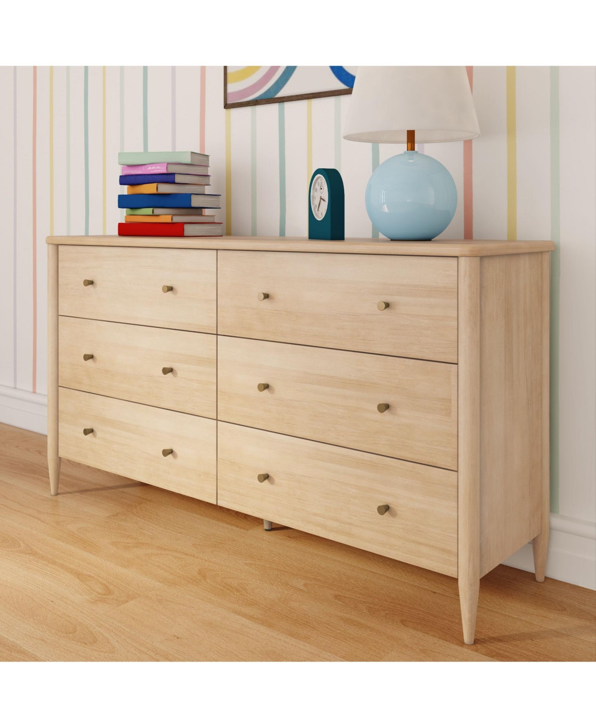 Click here for Max and Lily Harbor 6-Drawer Dresser - Blonde prices