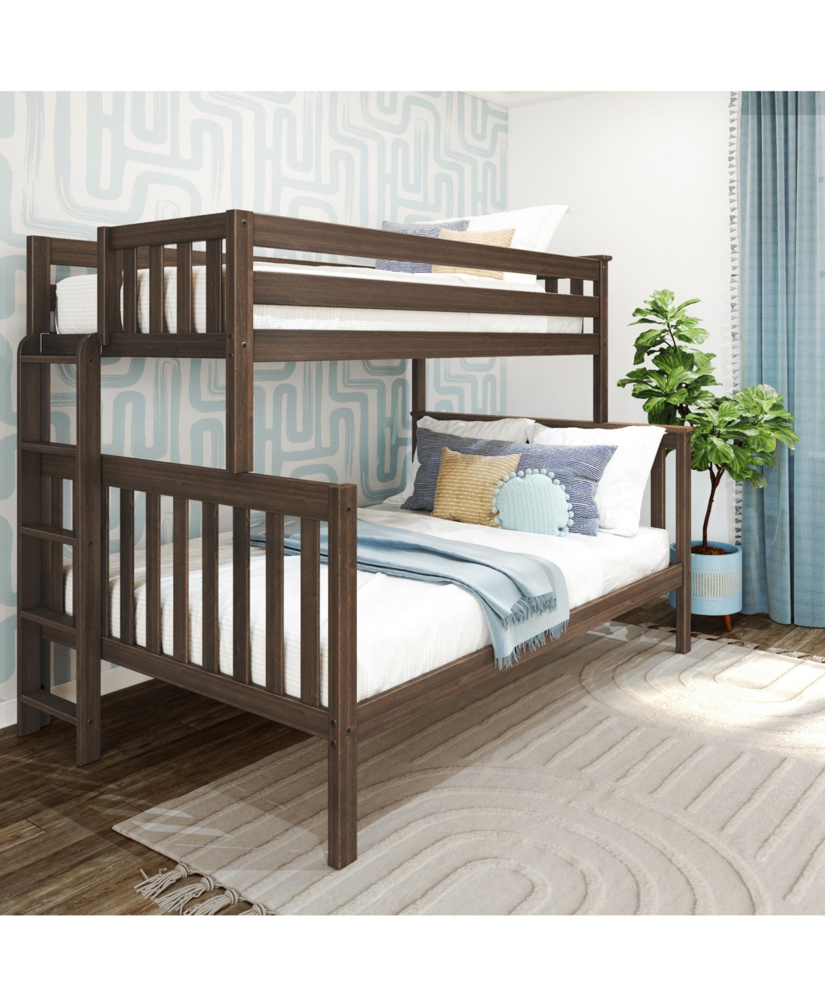 Click here for Max & Lily Solid Wood Bunk Bed  Twin over Full wit... prices