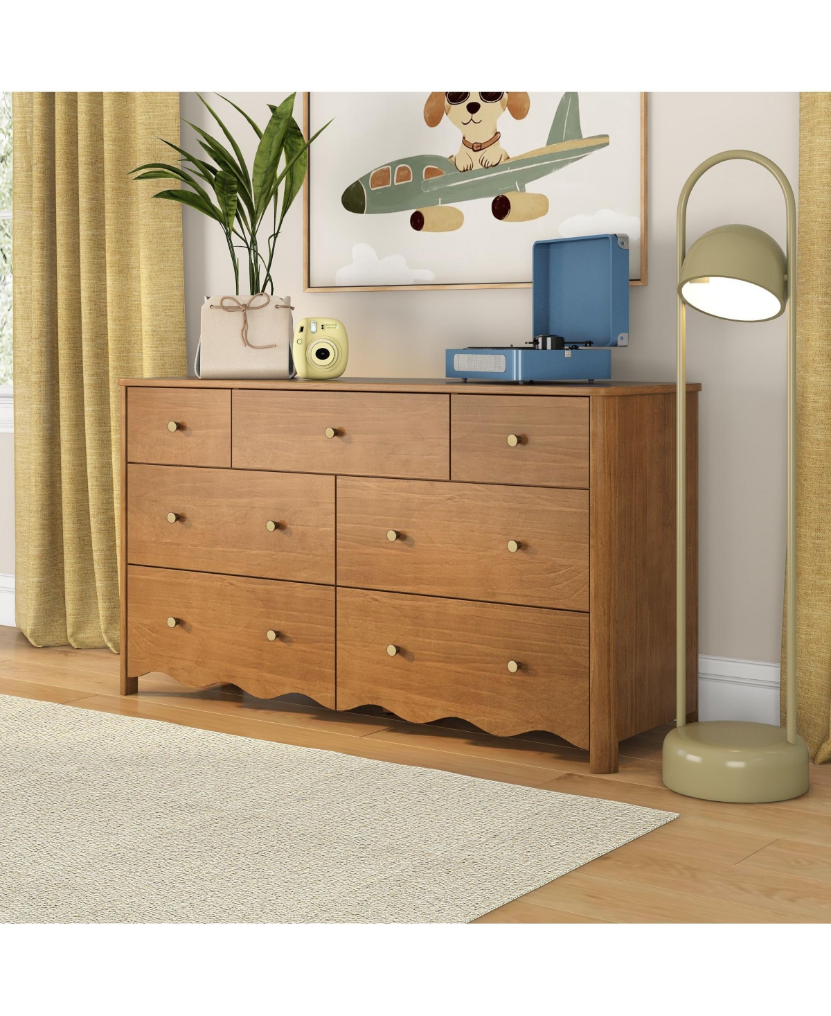 Click here for Max and Lily Sutton 7 Drawer Dresser - Pecan prices